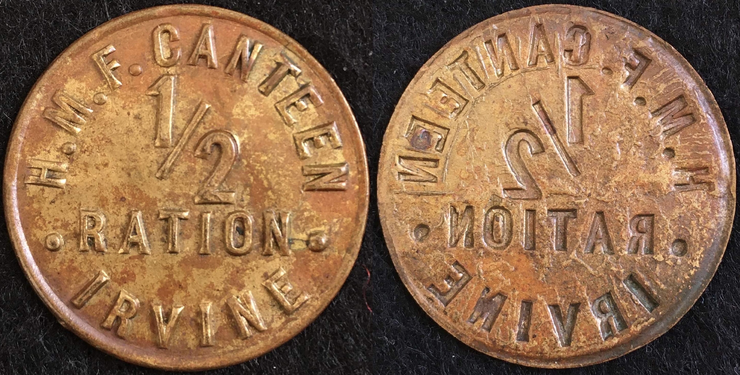 His Majesty’s Explosive Factory – Irvine | British War Work Tokens
