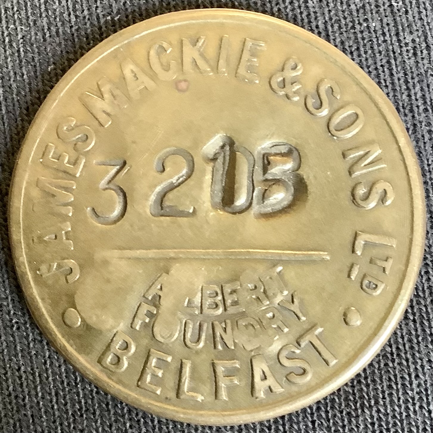 James Mackie & Sons Limited – Belfast | British War Work Tokens