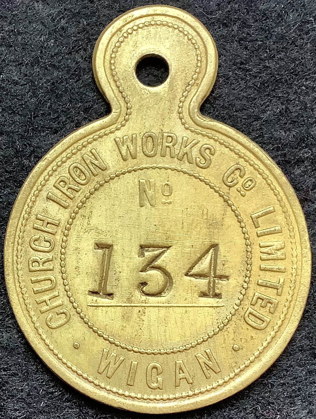 Church Iron Works Company Limited – Ince, Wigan | British War Work Tokens