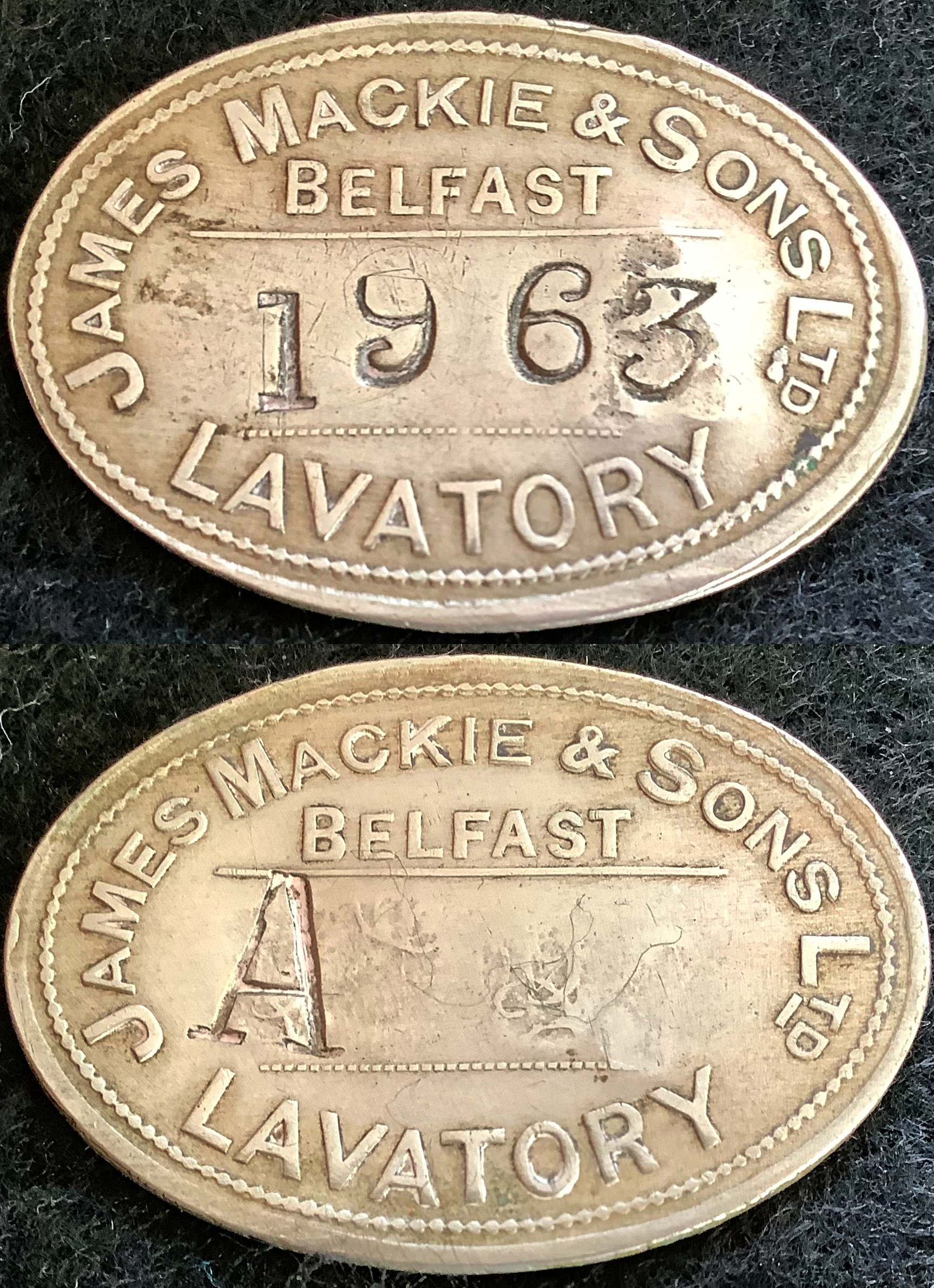 Lavatory Tokens | British War Work Tokens