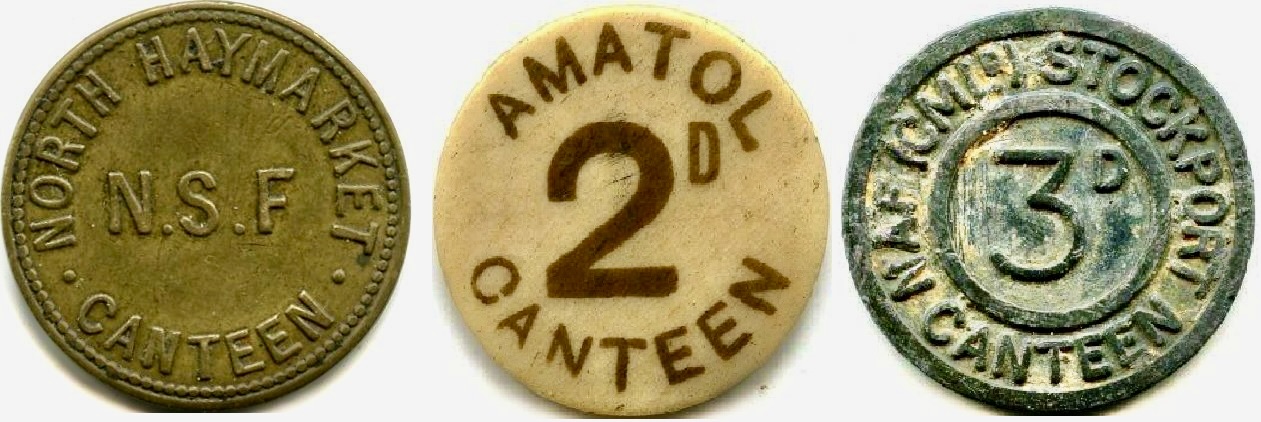 H.E. Mess Tokens | British War Work Tokens