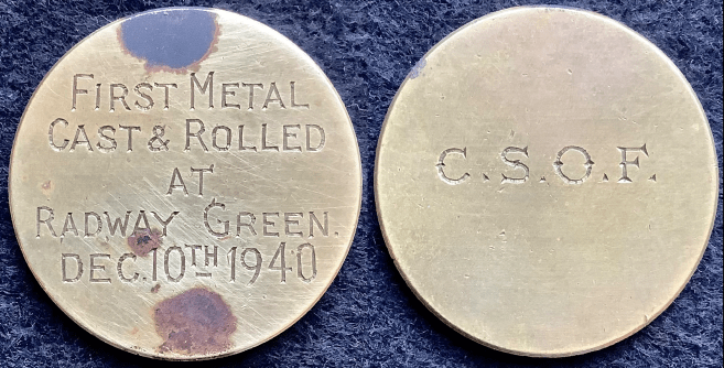 Commemorative Medals & Tokens | British War Work Tokens